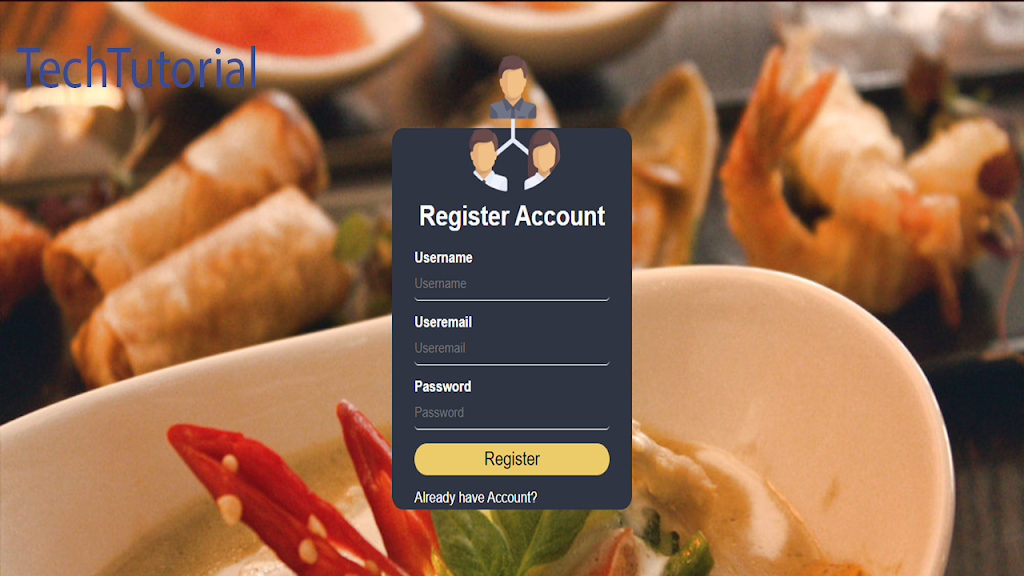 Login and Registration using JSP, Servlet, and MySQL - TechTutorial Login and Registration using JSP, Servlet, and MySQL - TechTutorial